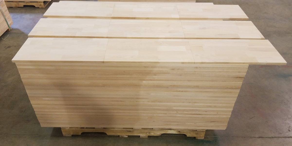 Alder Finger-Joint Wood Shelving | Techwood LLC